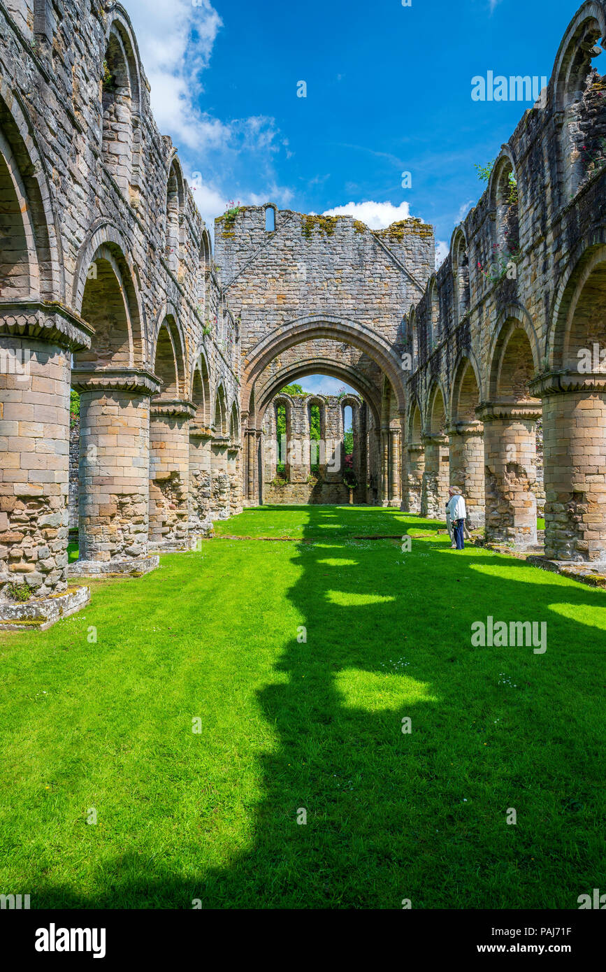 Buildwas Abbey, Shropshire, England, United Kingdom, Europe Stock Photo ...