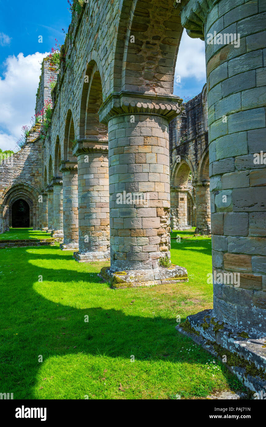 Buildwas Abbey, Shropshire, England, United Kingdom, Europe Stock Photo ...