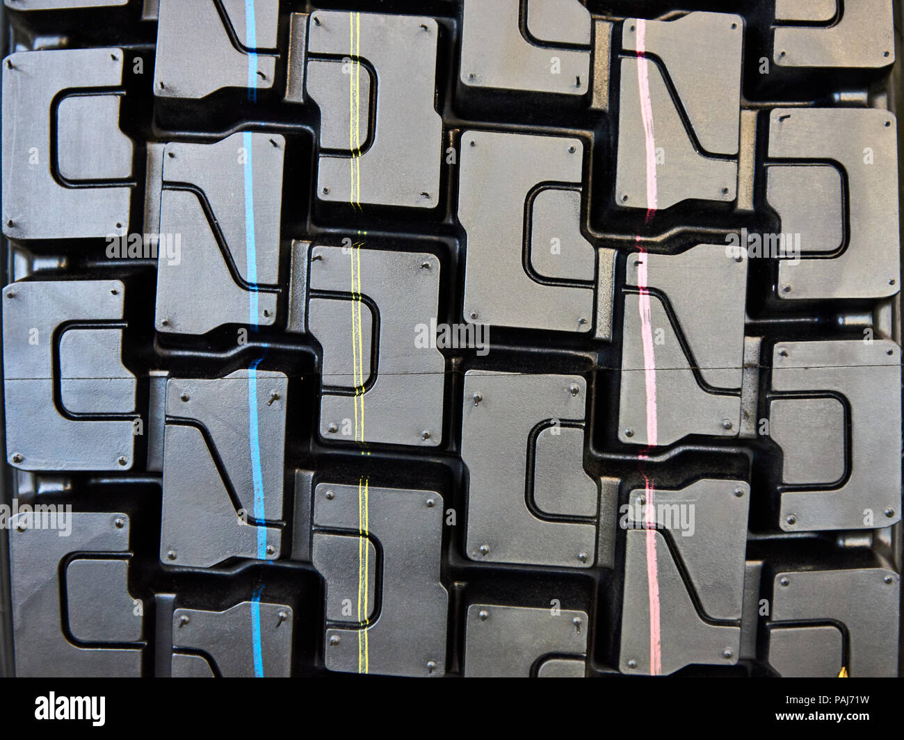 Tread pattern on a wheelbarrow truck tire Stock Photo - Alamy