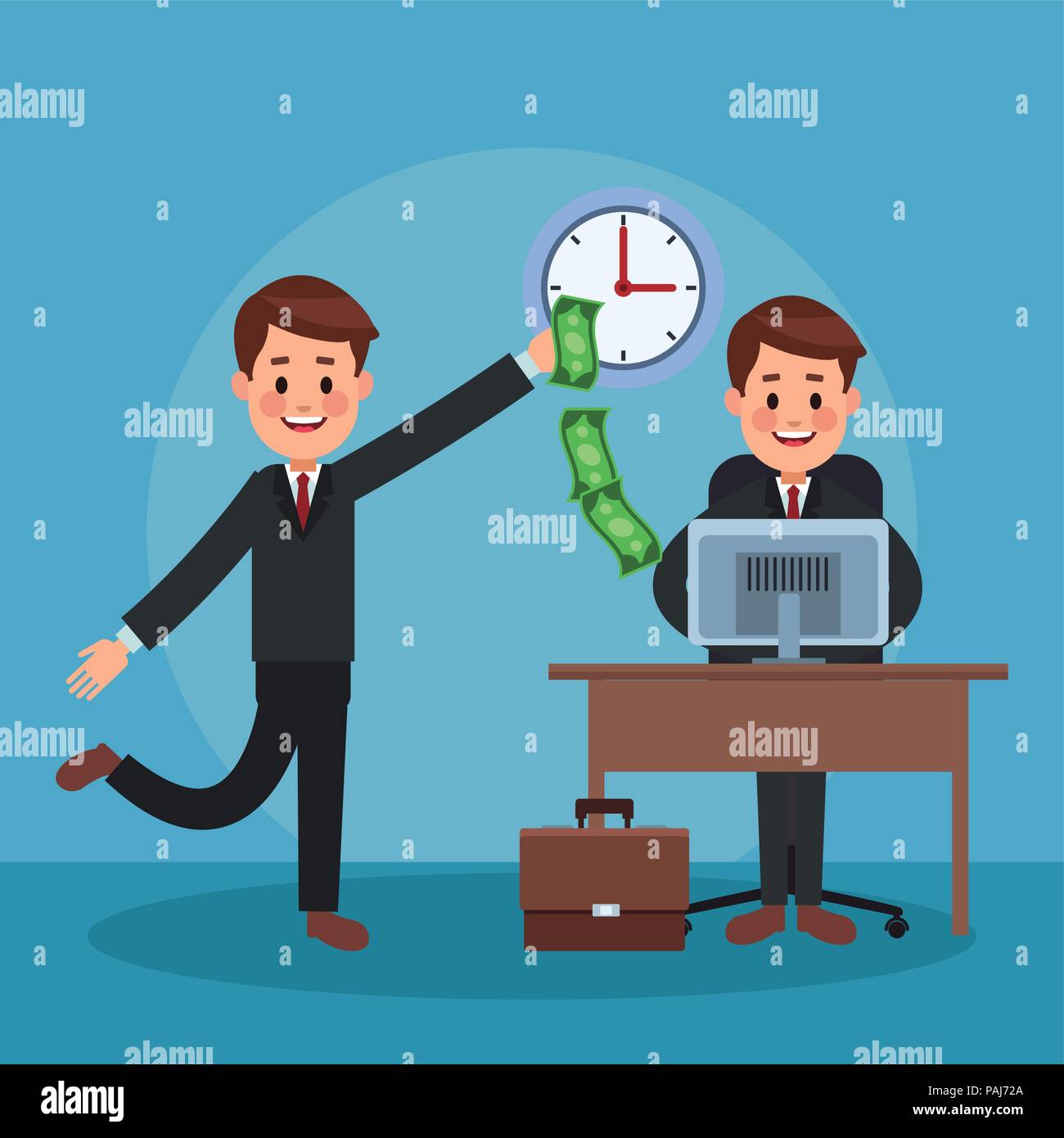 Making work pay Stock Vector Images - Alamy