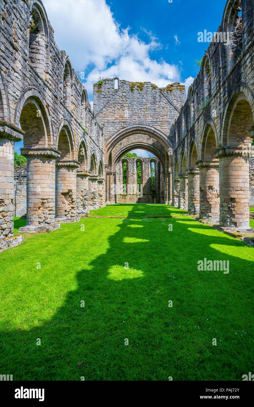 Buildwas Abbey, Shropshire, England, United Kingdom, Europe Stock Photo ...