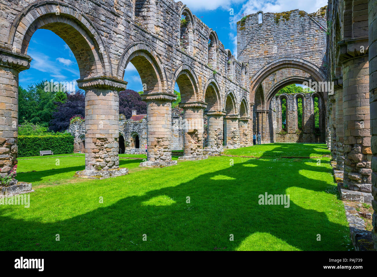 Buildwas Abbey, Shropshire, England, United Kingdom, Europe Stock Photo ...
