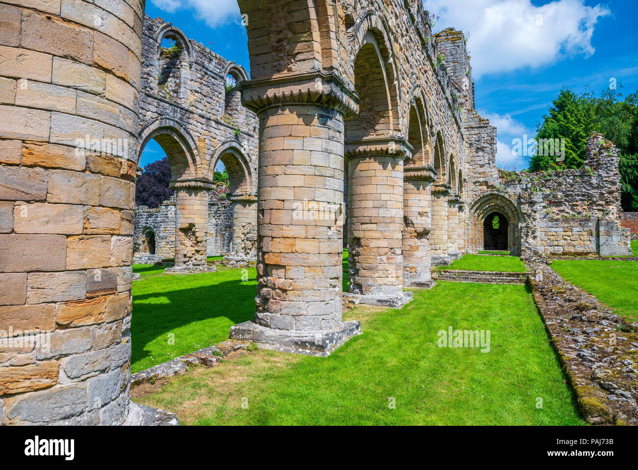 Buildwas Abbey, Shropshire, England, United Kingdom, Europe Stock Photo ...