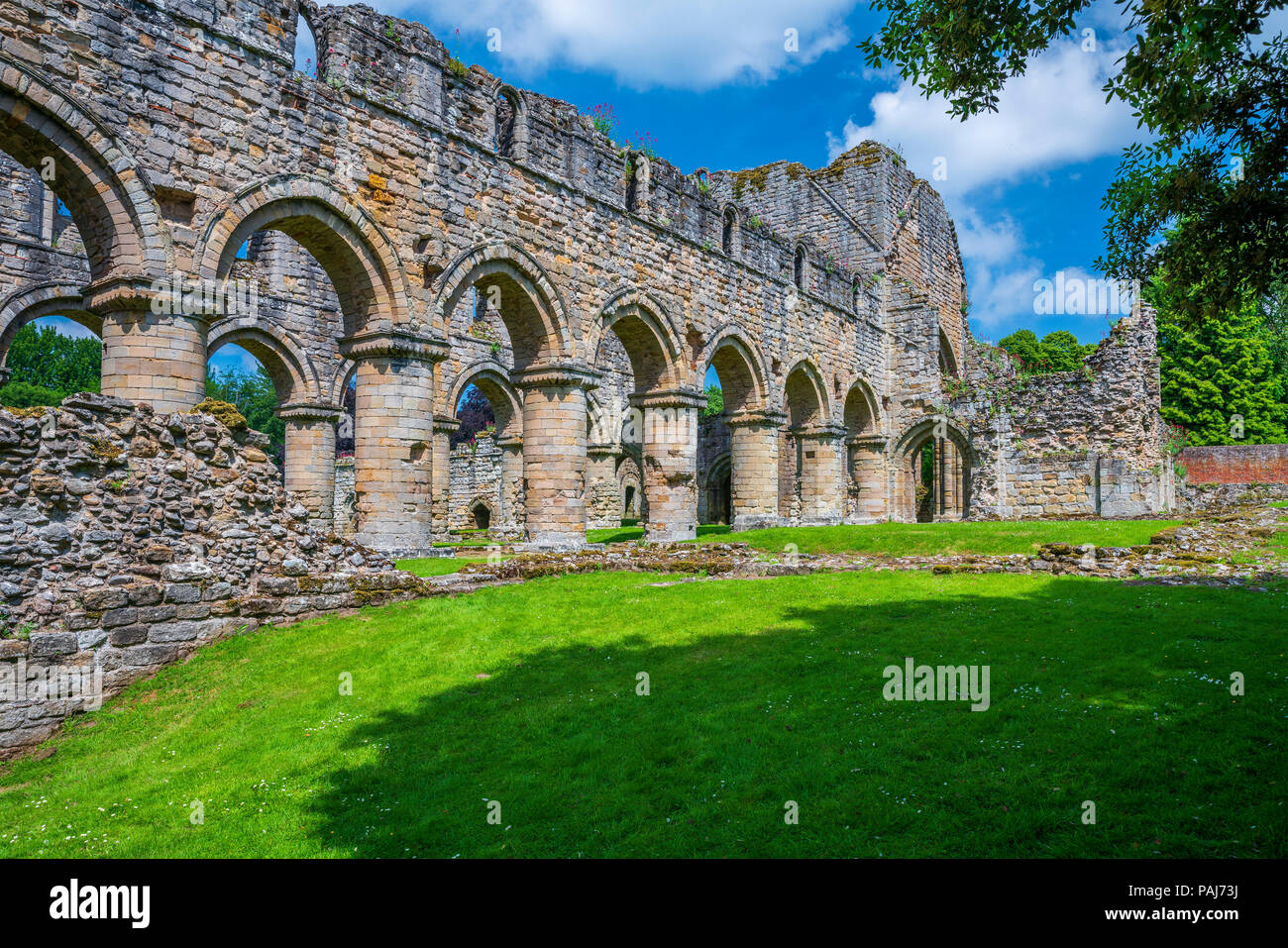 Buildwas Abbey, Shropshire, England, United Kingdom, Europe Stock Photo ...