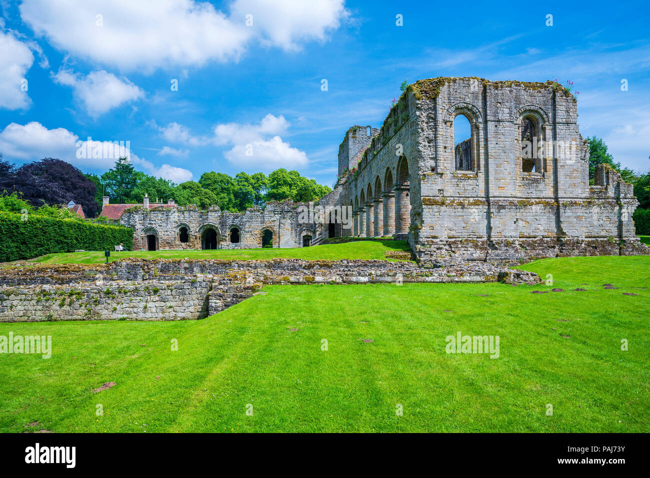 Buildwas Abbey, Shropshire, England, United Kingdom, Europe Stock Photo ...
