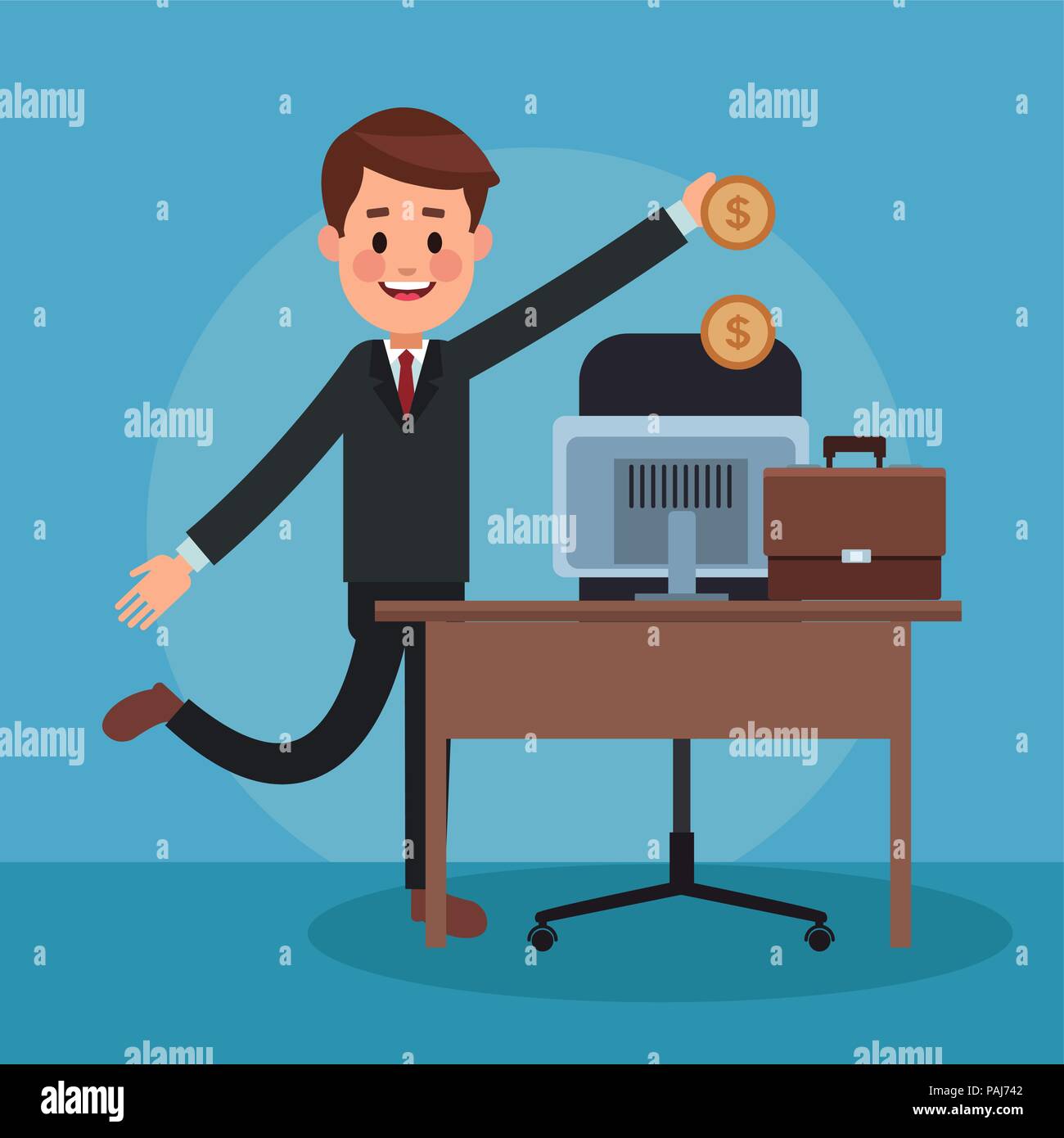 Making work pay Stock Vector Images - Alamy