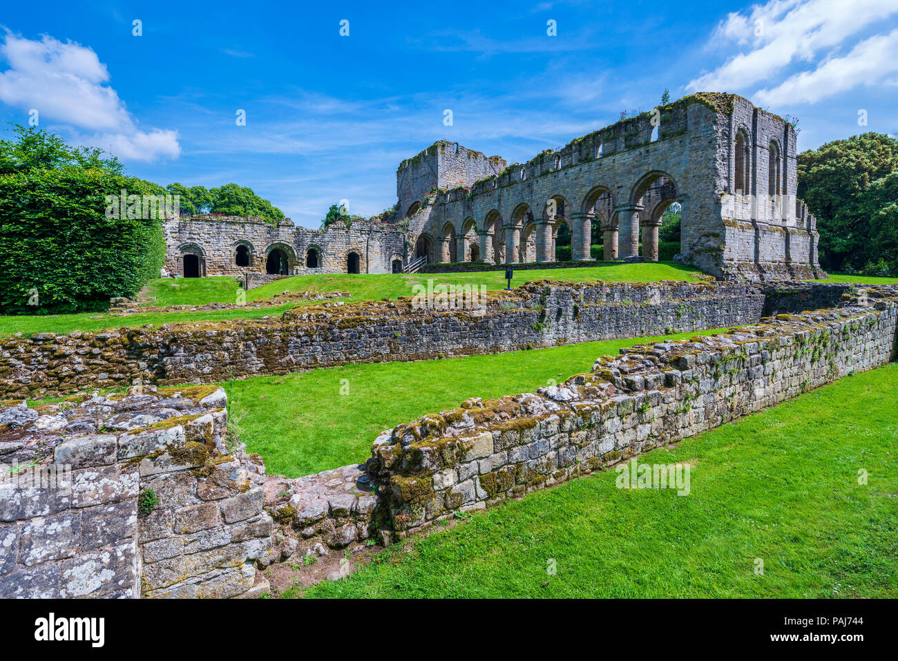 Buildwas Abbey, Shropshire, England, United Kingdom, Europe Stock Photo ...