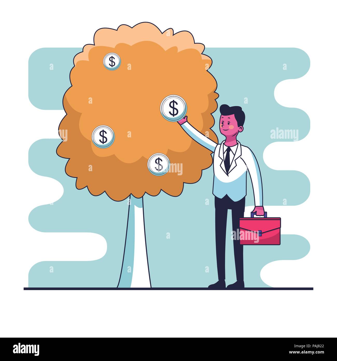 Grabbing tree Stock Vector Images - Alamy