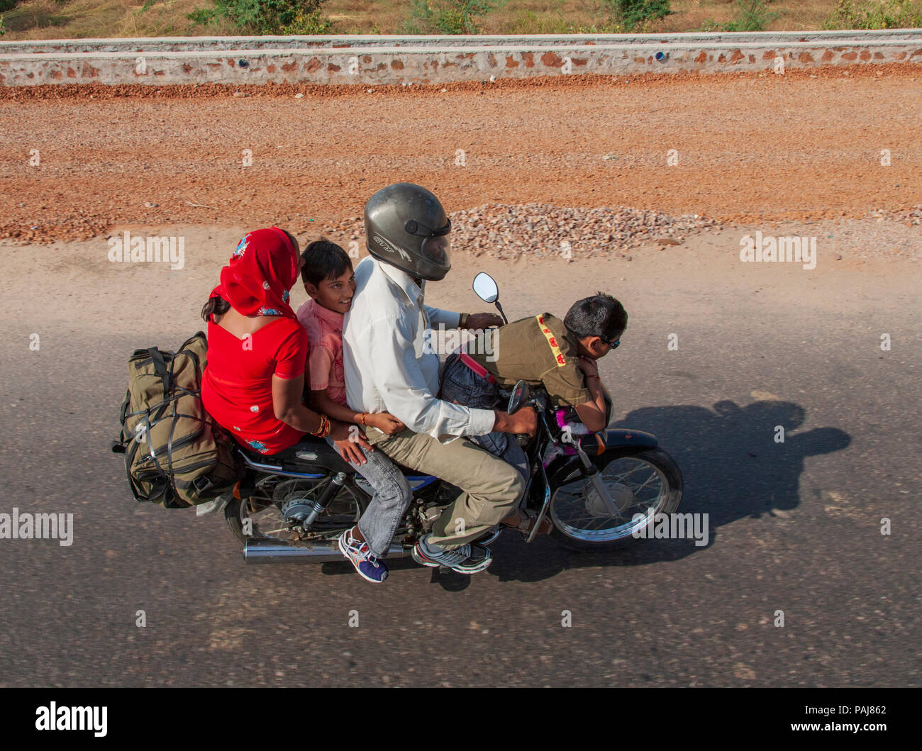 Indian bike travel hi-res stock photography and images - Alamy