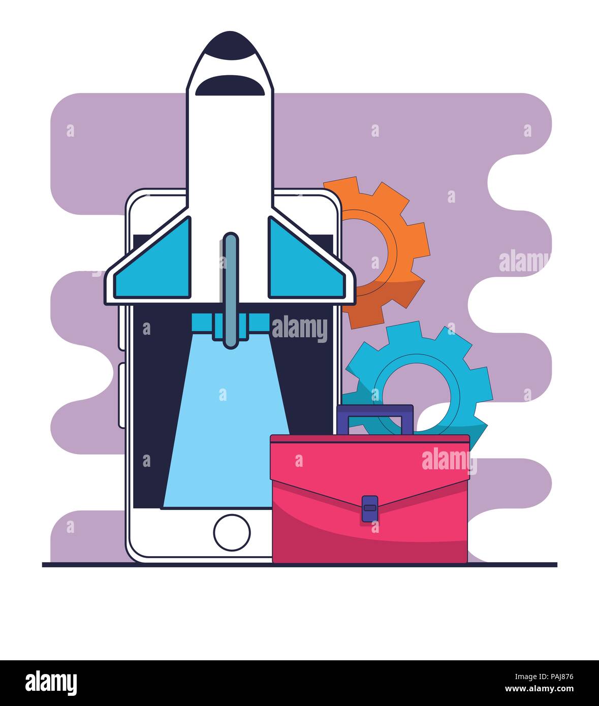 Taking off work Stock Vector Images - Alamy