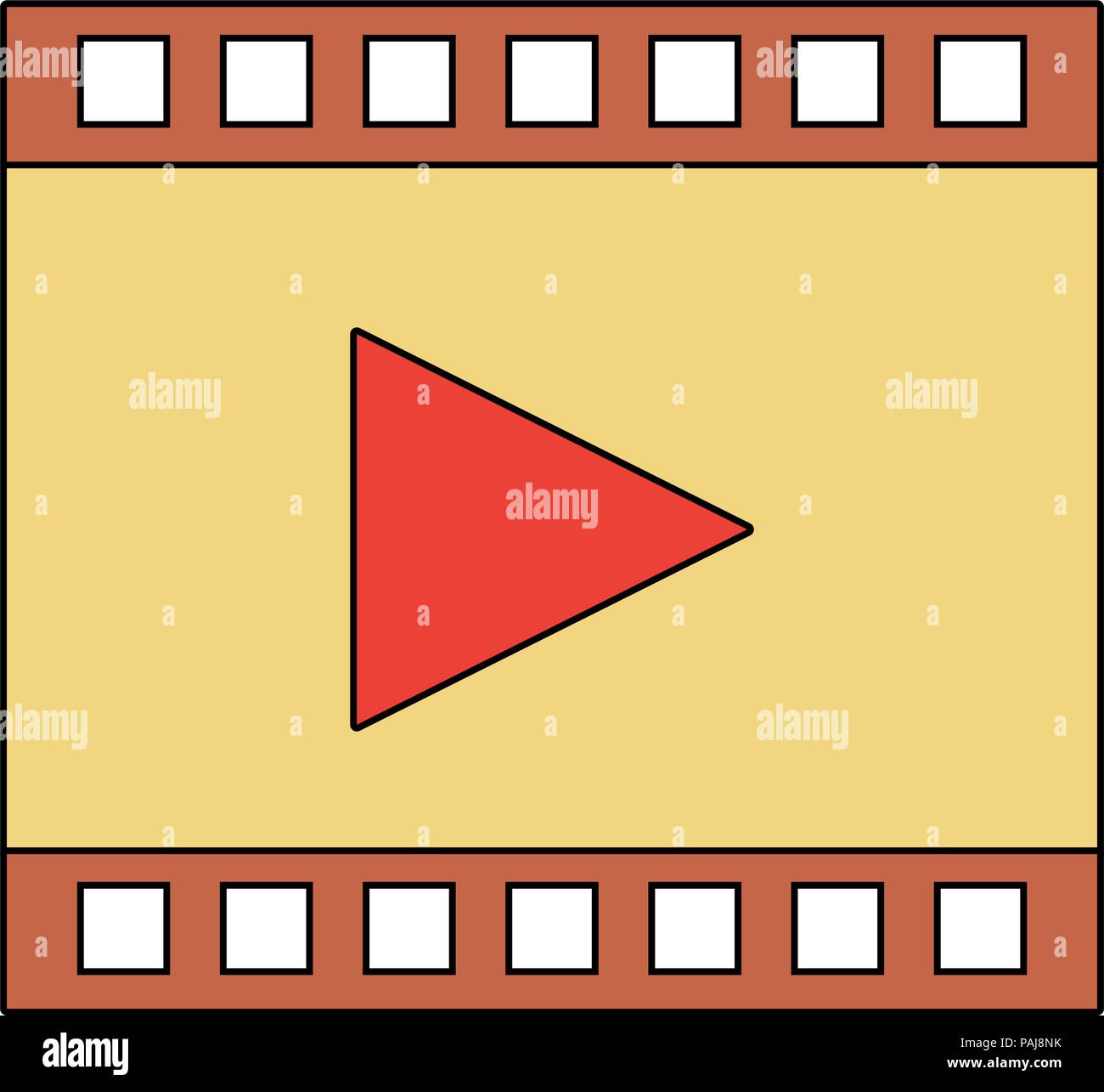 Video player symbol vector illustration graphic design Stock Vector ...