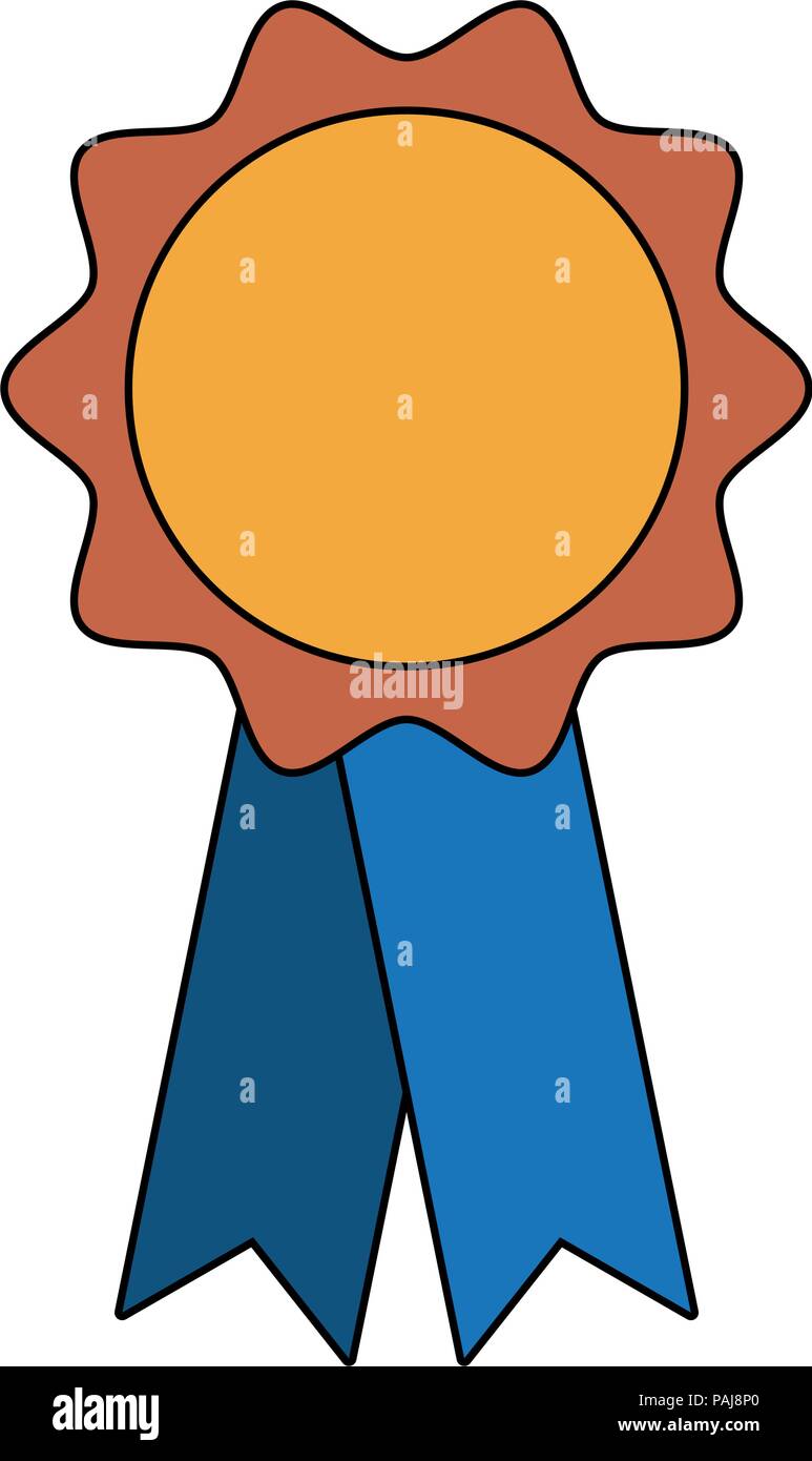 Award ribbon symbol vector illustration graphic design Stock Vector ...