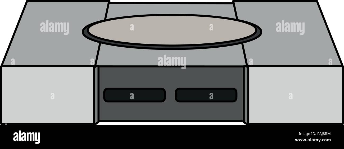 Retro videogame console vector illustration graphic design Stock Vector ...
