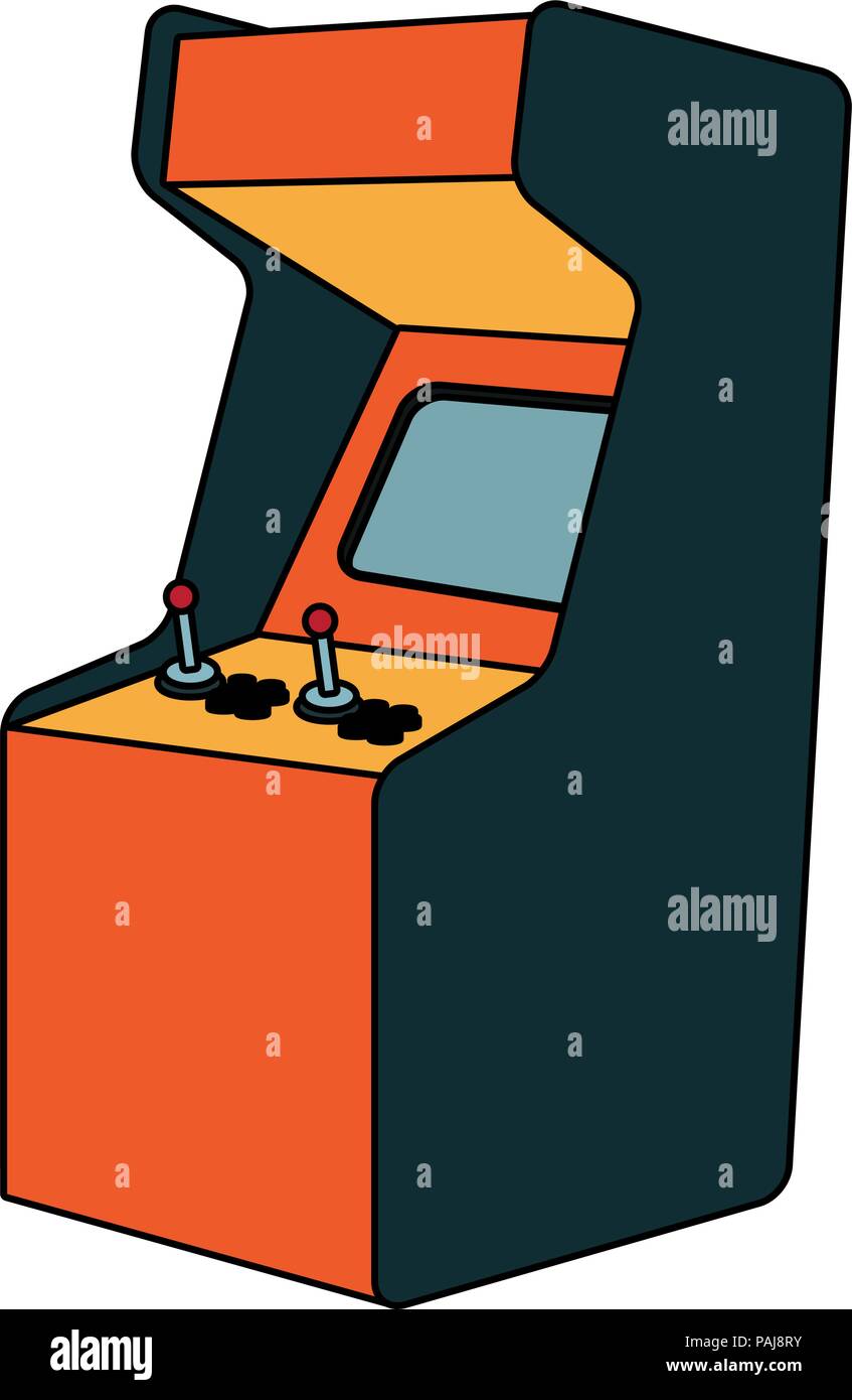 Retro arcade videogame vector illustration graphic design Stock Vector ...