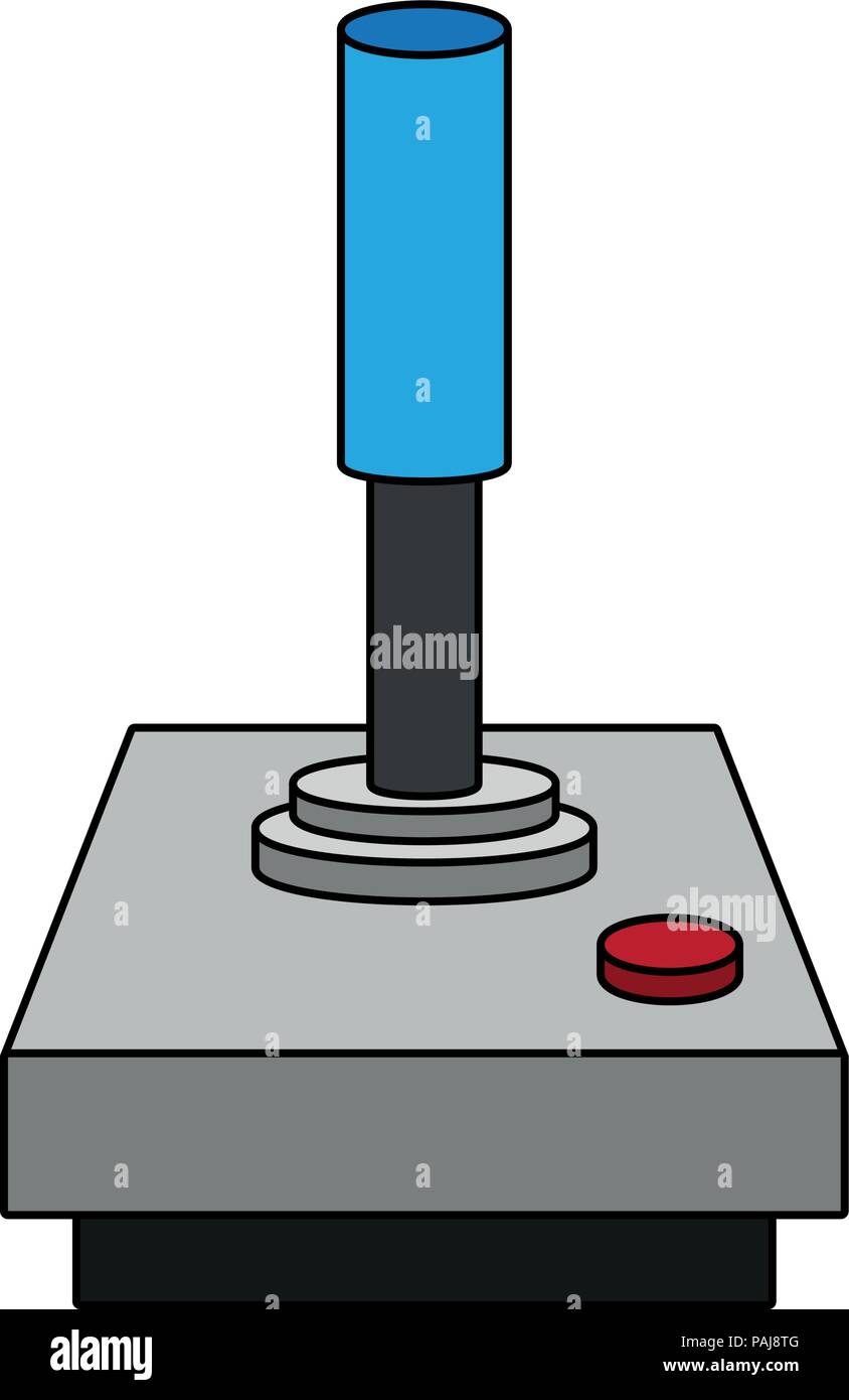 Retro videogame joystick vector illustration graphic design Stock ...