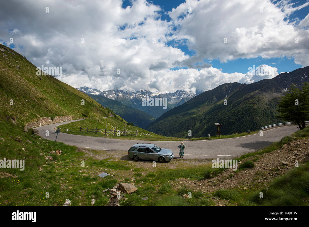 Gavia Pass (Italian: Passo di Gavia) (el. 2621 m.) is a high mountain ...