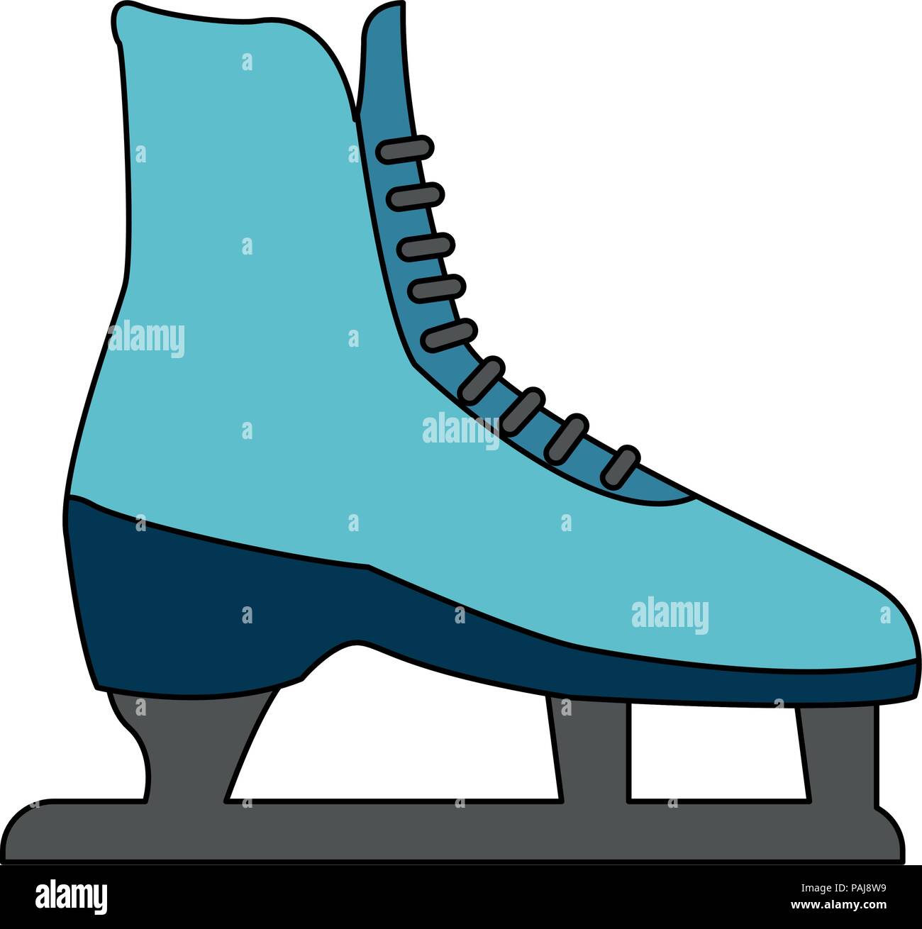 Ice skate isolated vector illustration graphic design Stock Vector ...