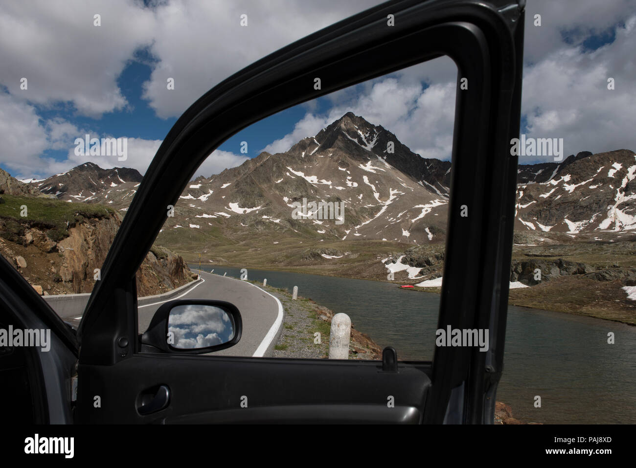 Gavia Pass (Italian: Passo di Gavia) (el. 2621 m.) is a high mountain ...