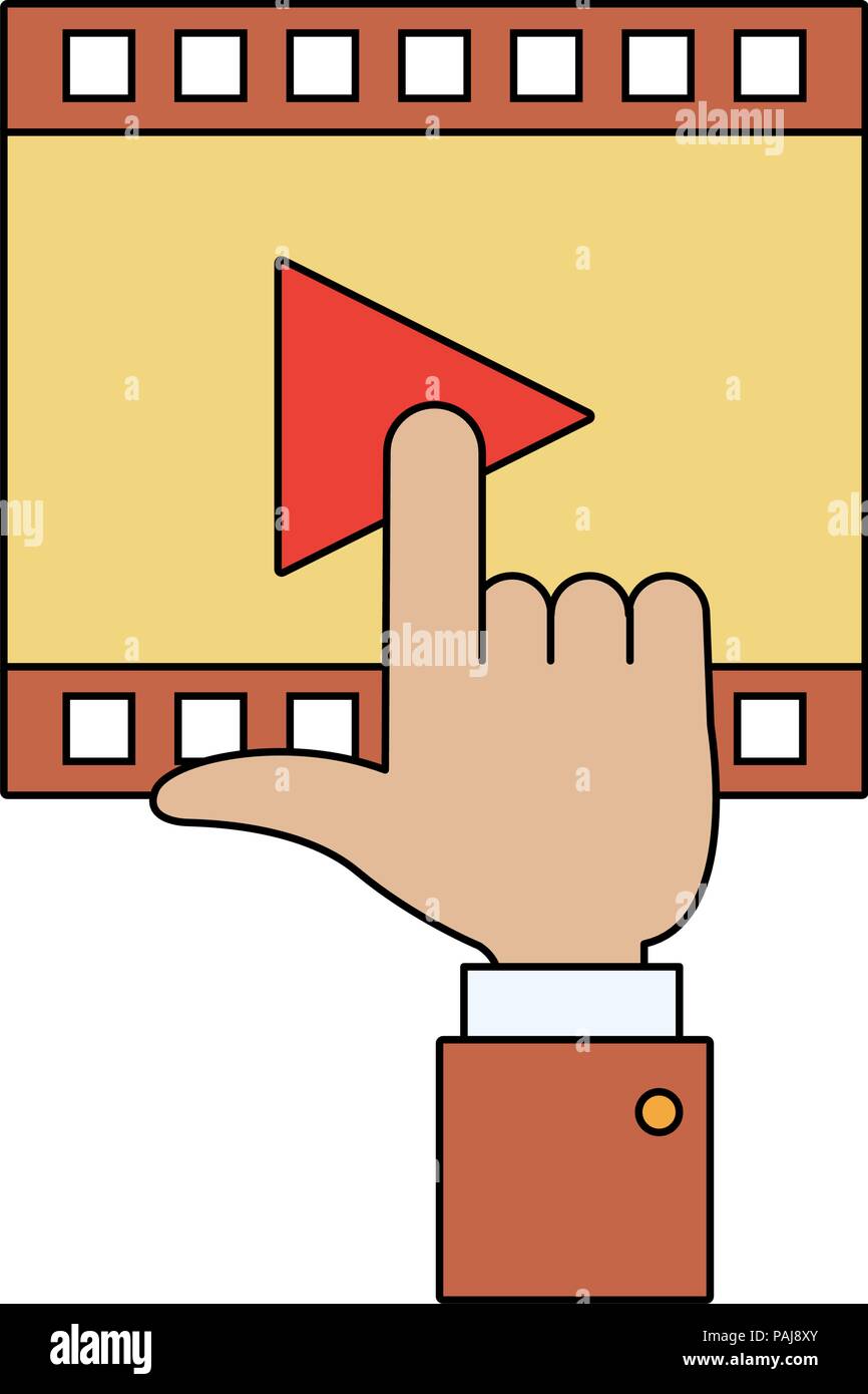 Video player symbol vector illustration graphic design Stock Vector ...