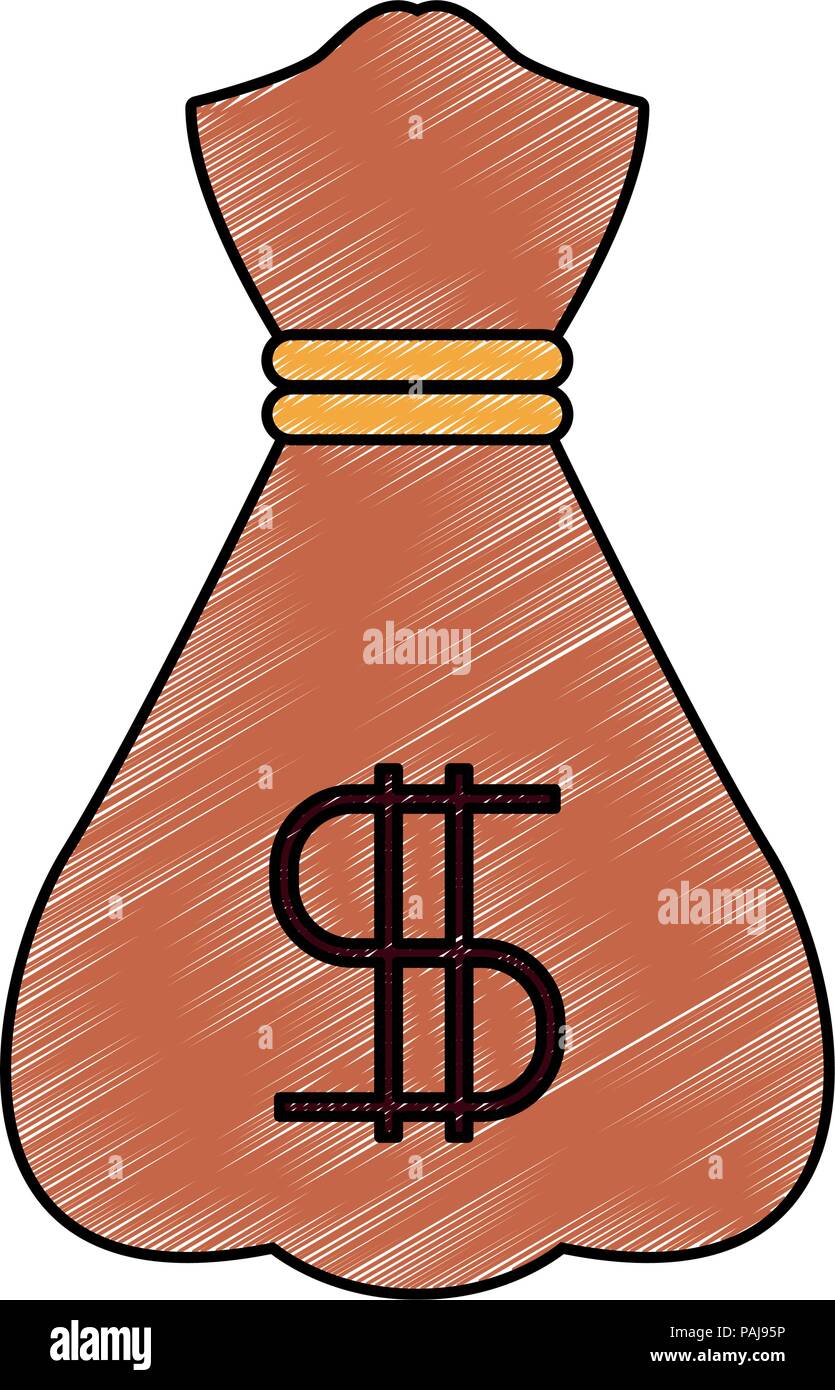 Money bag isolated vector illustration graphic design Stock Vector ...