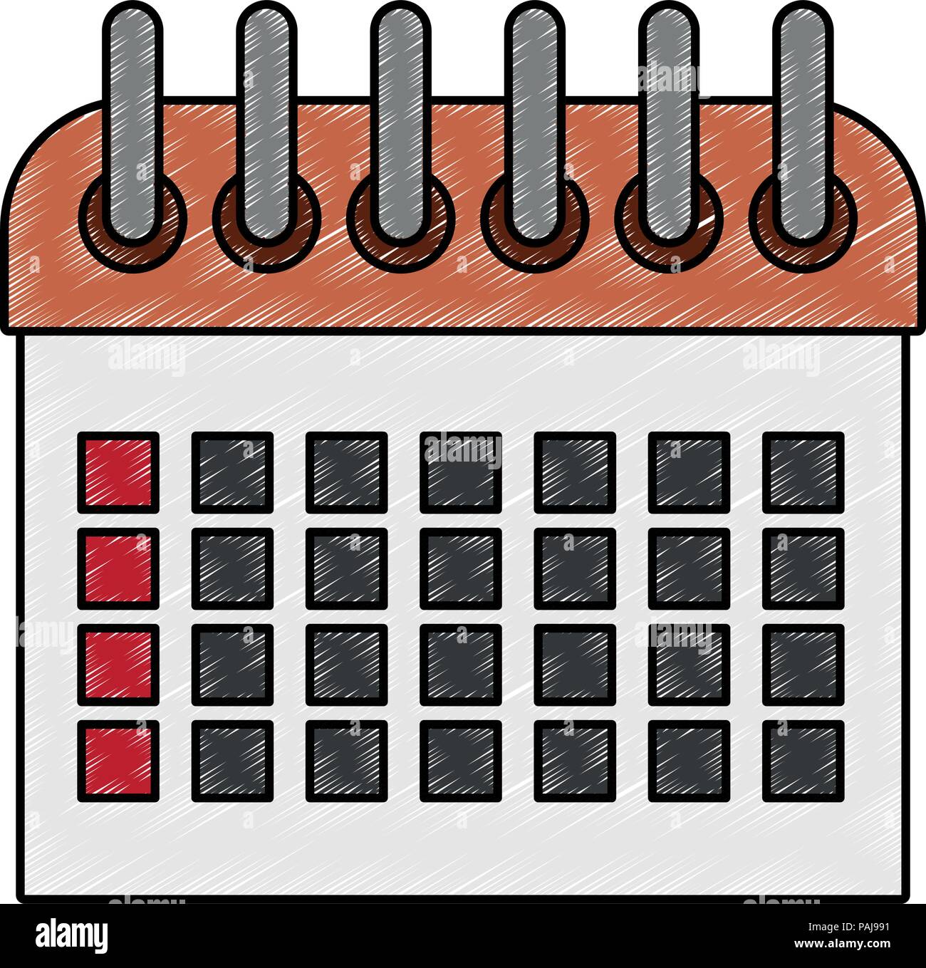 Calendar schedule symbol vector illustration graphic design Stock ...