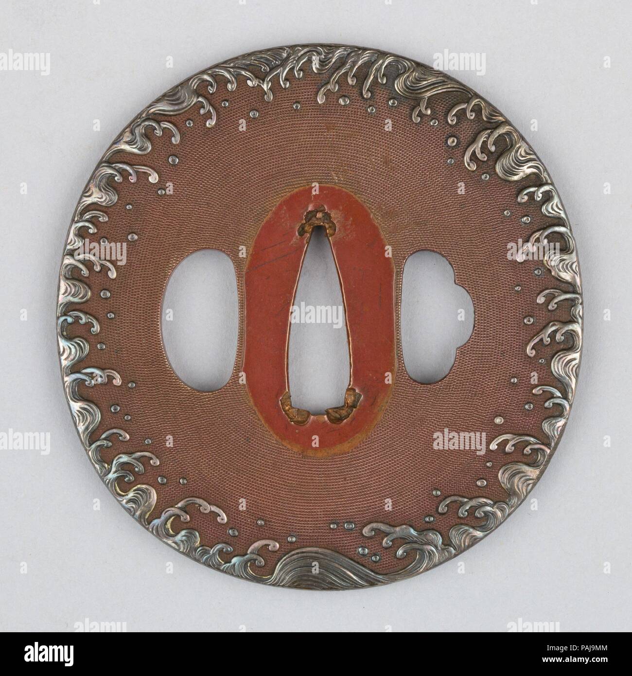 Sword Guard (Tsuba). Culture: Japanese. Dimensions: H. 3 in. (7.6 cm ...