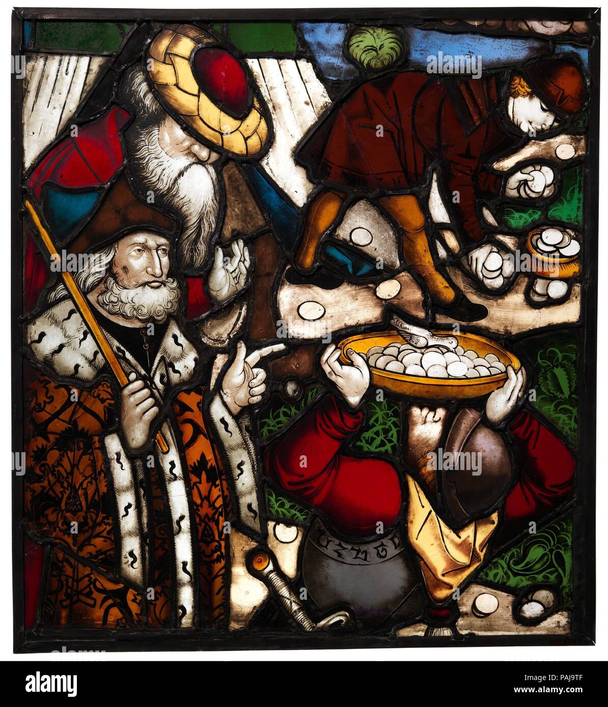 Gathering Manna. Artist: Workshop of Friedrich Brunner (German); Based ...