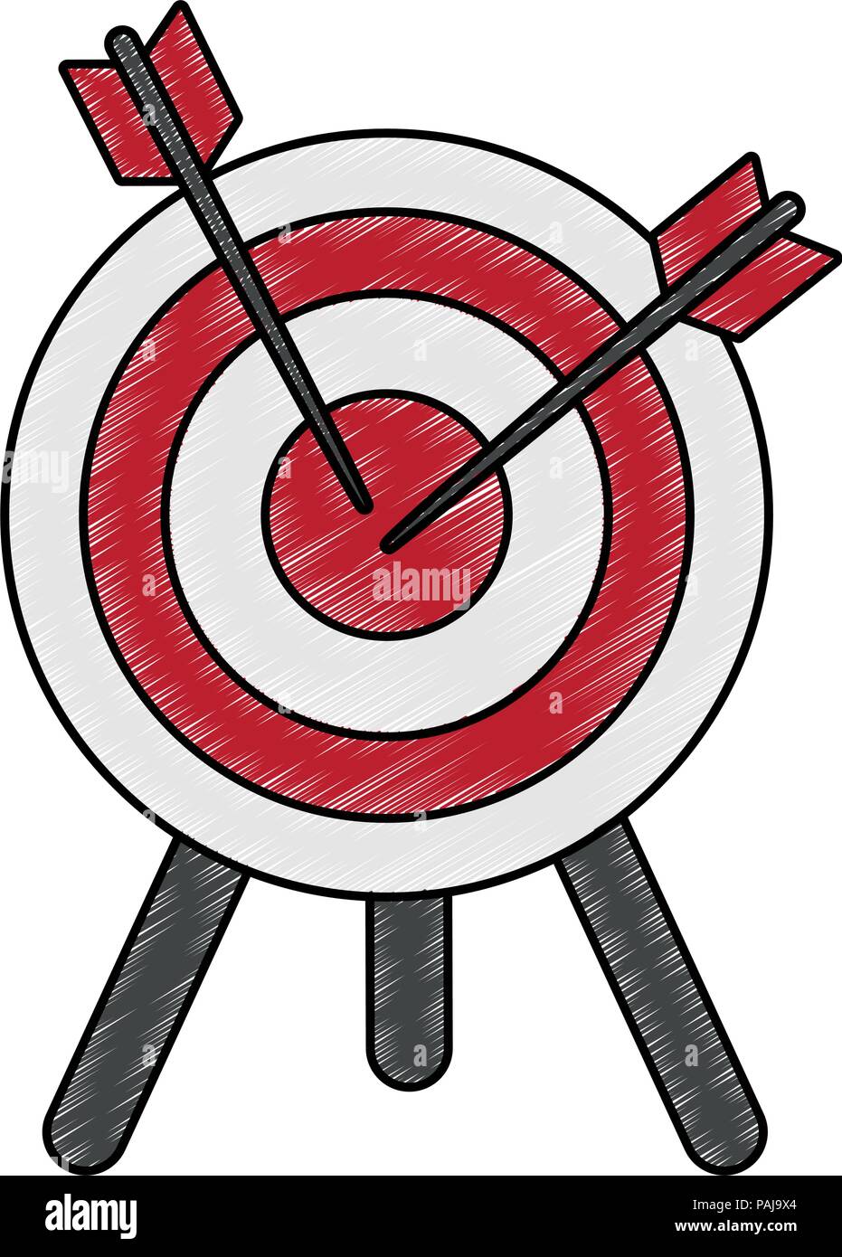 Target dartboard symbol vector illustration graphic design Stock Vector ...