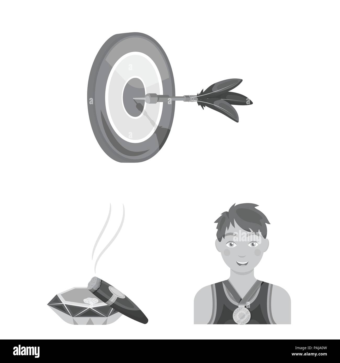 Manipulation by hands monochrome icons in set collection for design ...