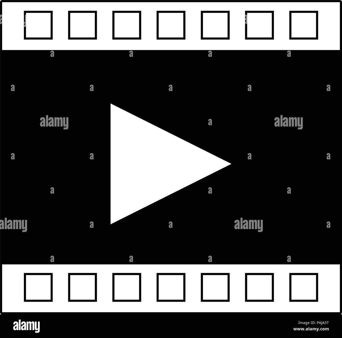 Video player symbol vector illustration graphic design Stock Vector ...