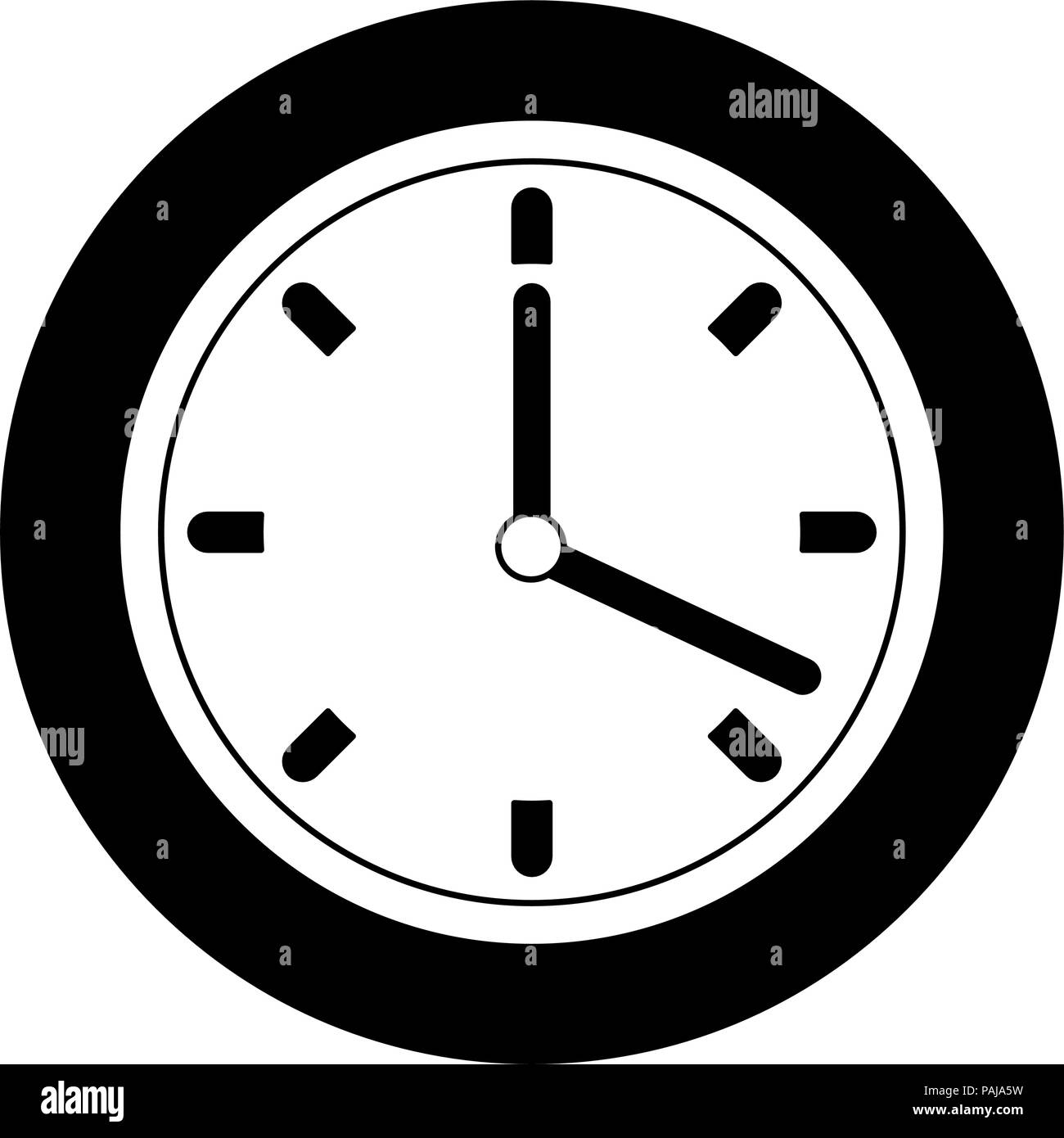 Wall clock isolated vector illustration graphic design Stock Vector ...