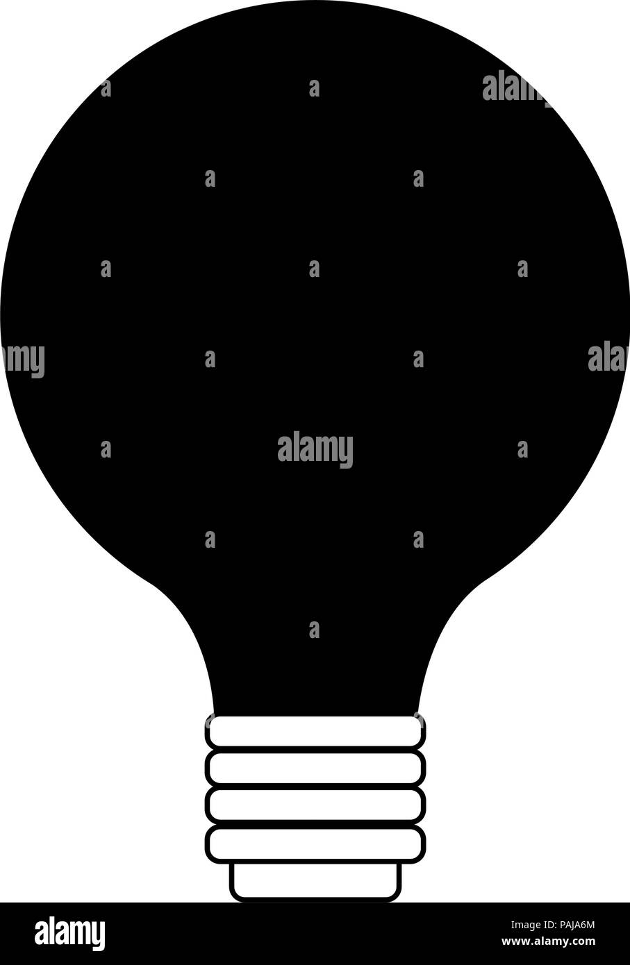 Bulb light symbol vector illustration graphic design Stock Vector Image ...