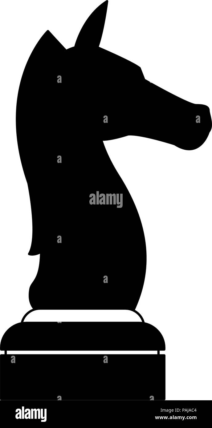 Horse chess piece vector illustration graphic design Stock Vector Image ...