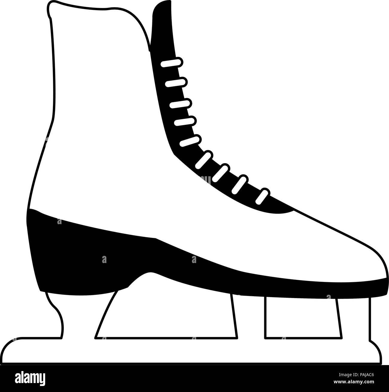 Ice skate isolated vector illustration graphic design Stock Vector ...