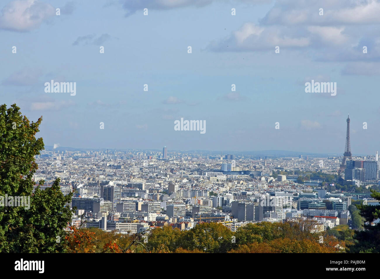 Paris panoramic view hi-res stock photography and images - Alamy
