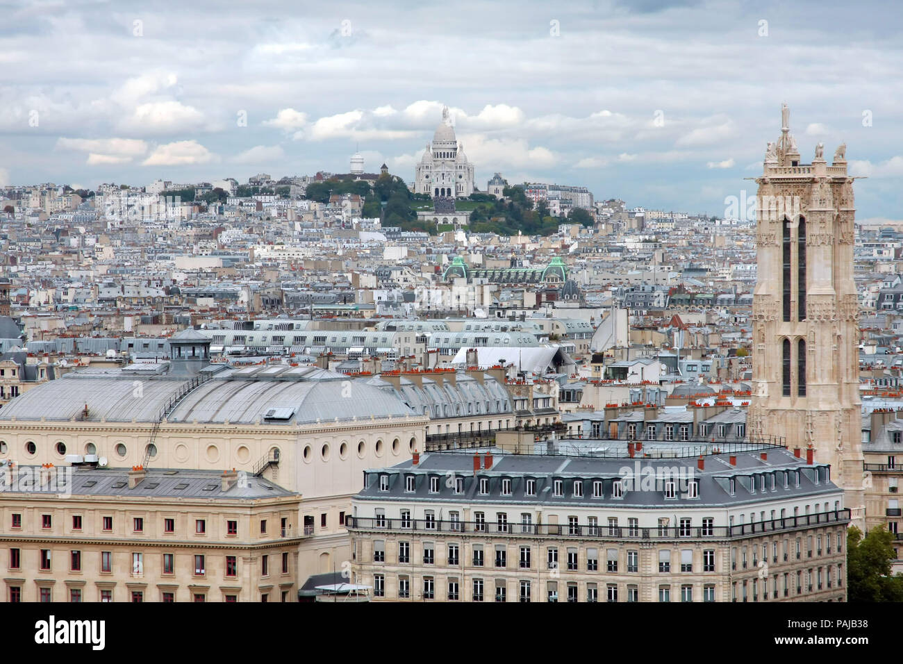 Paris, panoramic view - France Stock Photo - Alamy