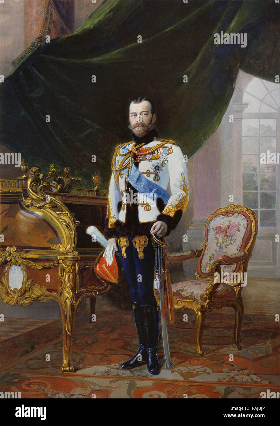Emperor nicholas ii painting hi-res stock photography and images - Alamy