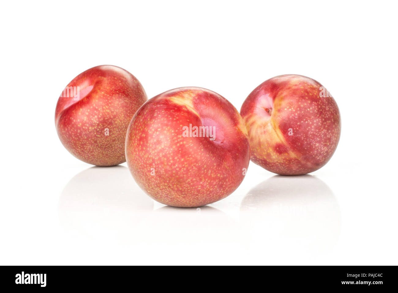 3 plums isolated hi-res stock photography and images - Alamy