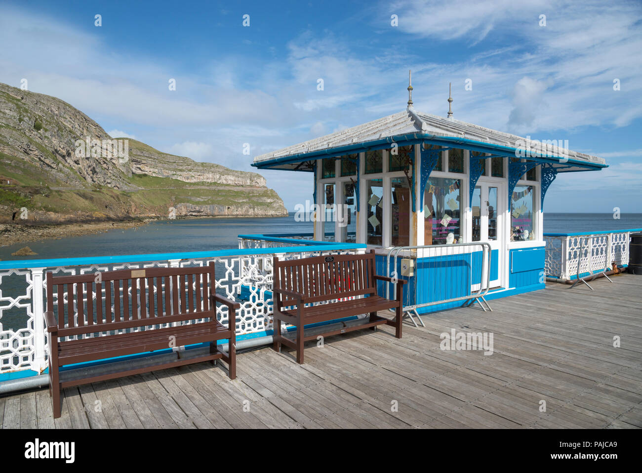 Llandudno Pier, Llandudno, North Wales, UK Stock Photo - Alamy