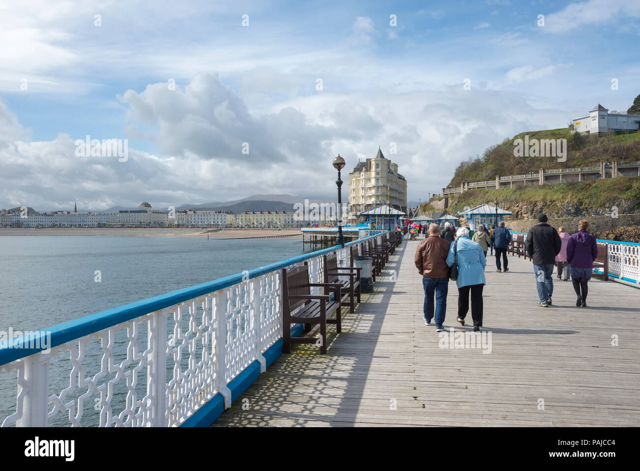 Llandudno Pier, Llandudno, North Wales, UK Stock Photo - Alamy