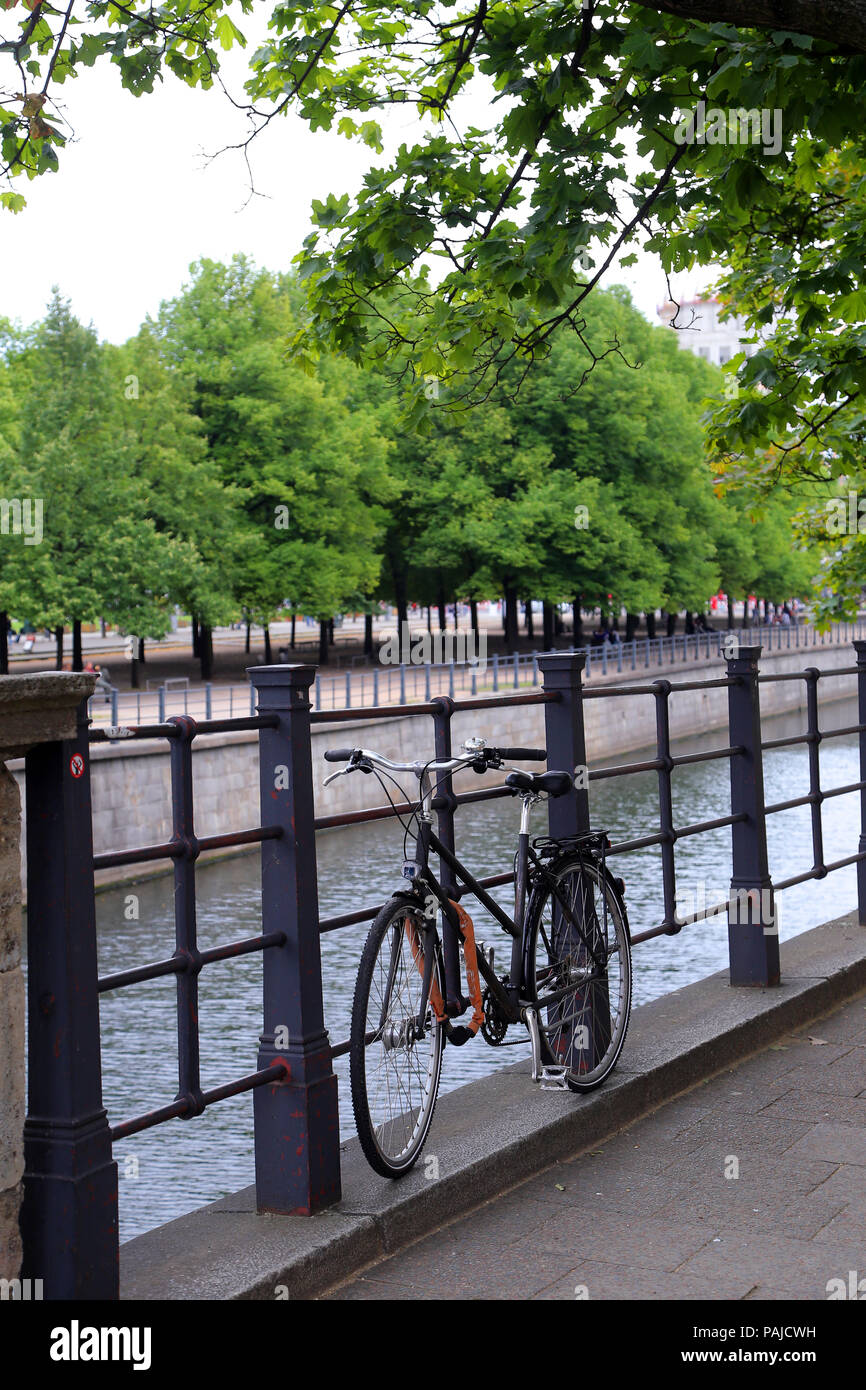 Bike railing hi-res stock photography and images - Alamy