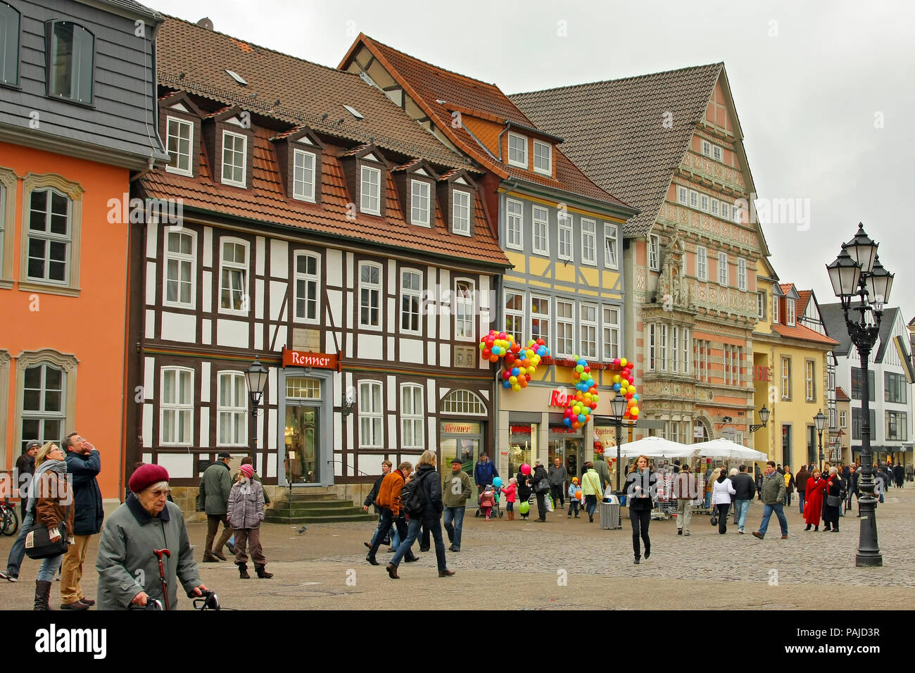 HAMELIN, GERMANY - MARCH 07, 2009: city view of Hamelin, a town in ...