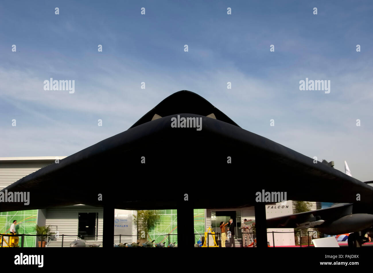 Dassault nEUROn UAV in static-display at the 2005 Paris AirShow, Salon ...