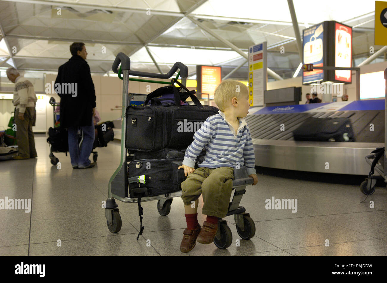 Sitting on a trolley hi-res stock photography and images - Alamy