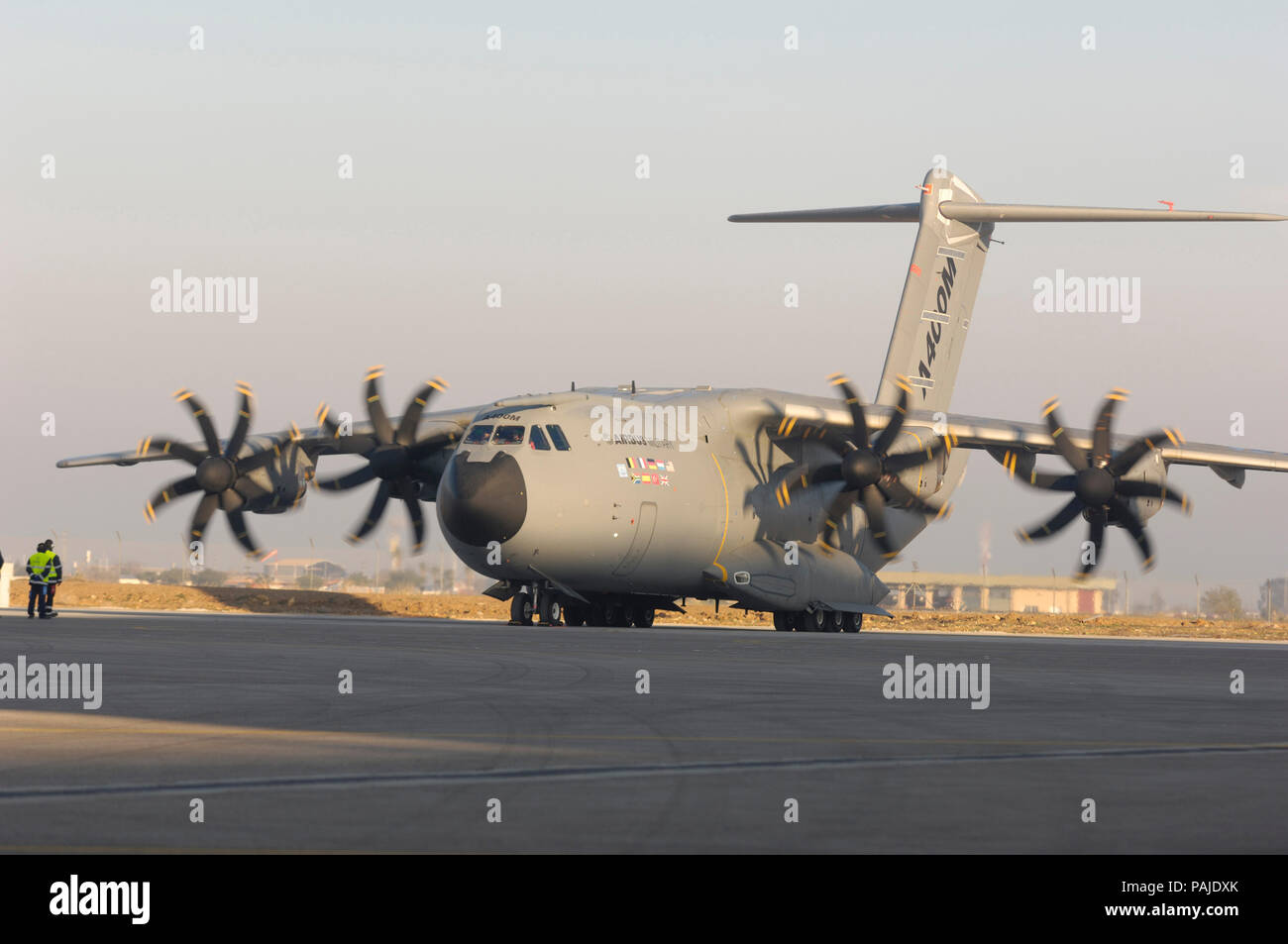 the first-flight take-off of the first Airbus A400M flight-test ...