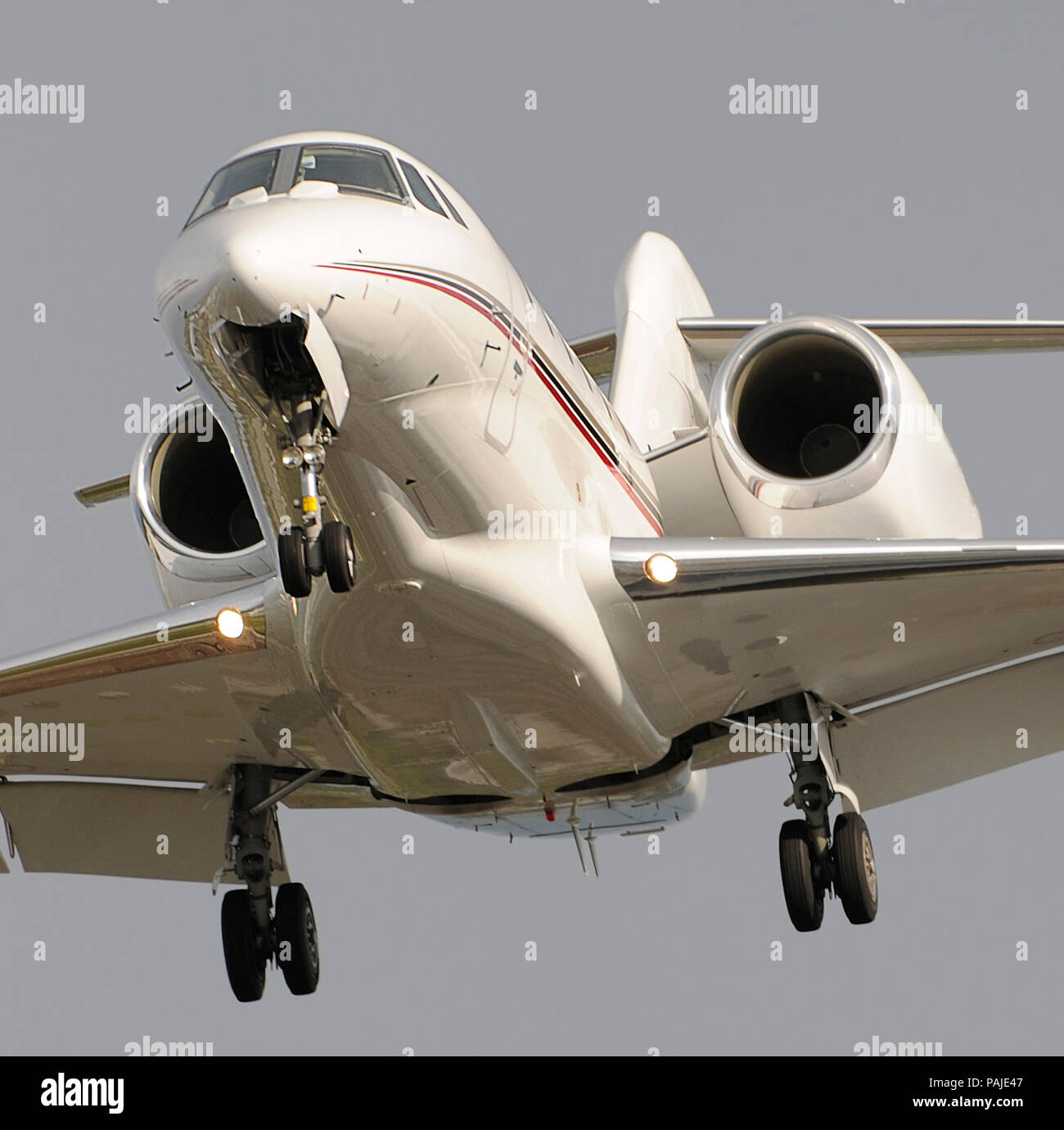 Cessna 750 Citation X / 10 on final-approach Stock Photo - Alamy