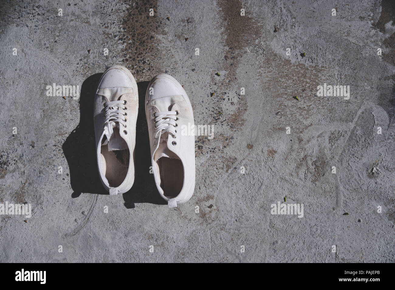 Shoes on the ground hi-res stock photography and images - Alamy