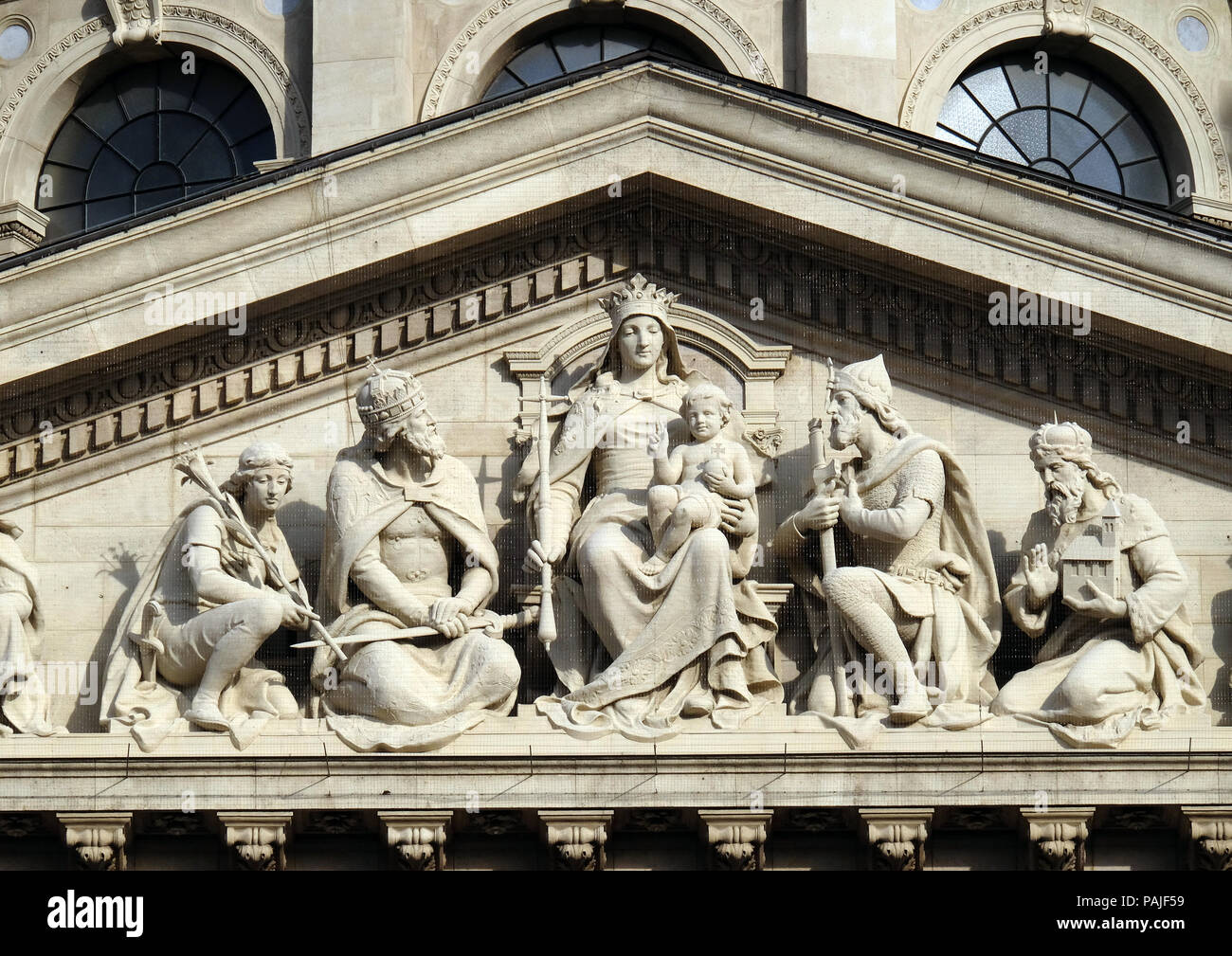 Virgin tympanum hi-res stock photography and images - Alamy