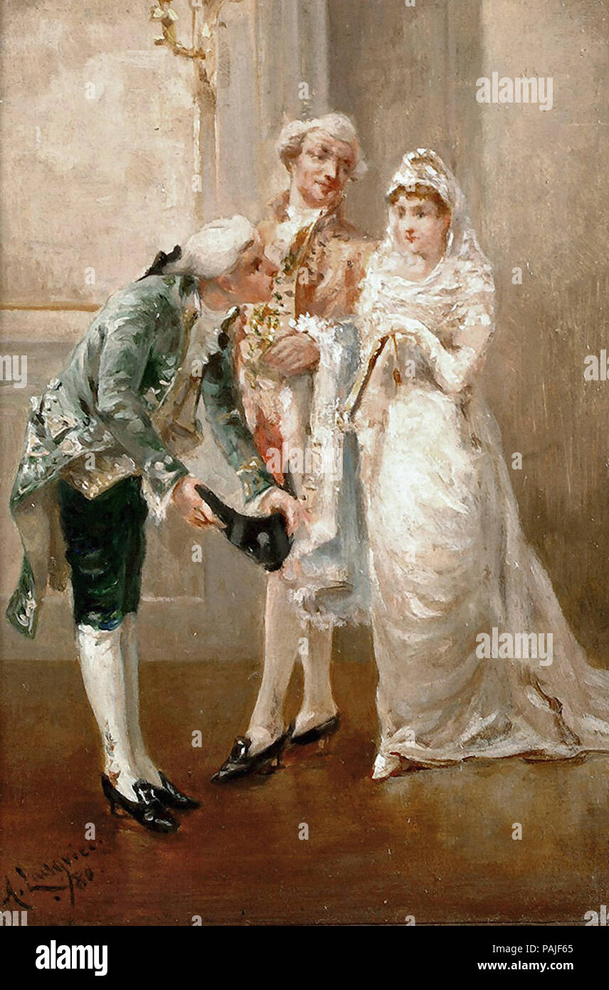 Ludovici II Albert - Presenting the Bride Stock Photo - Alamy