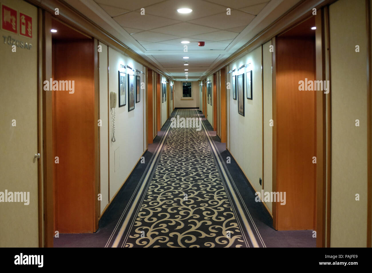 Hotel corridor design hi-res stock photography and images - Alamy